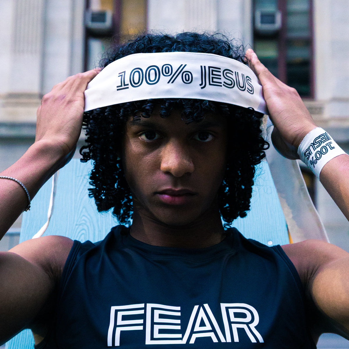 100% JESUS HEAD-BAND